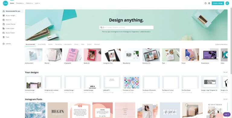 How to use Canva to resize printables to any dimension