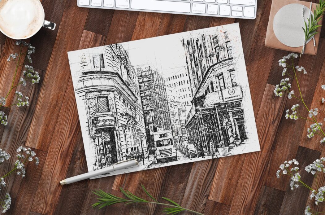 Free Printable Coloring Page - Urban Streets - World of Printables