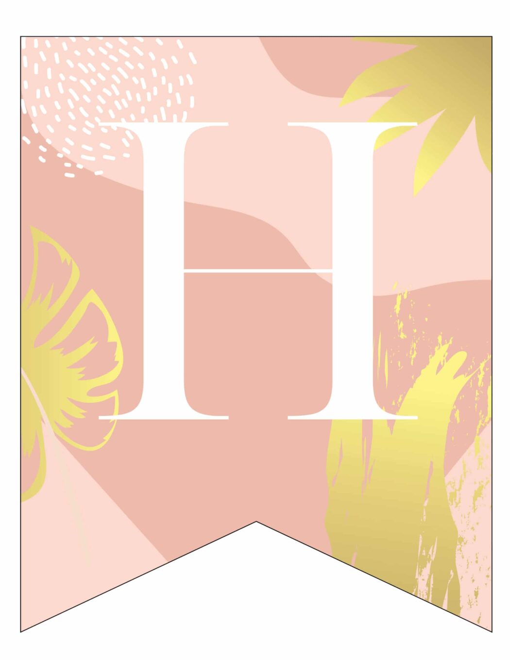 Free Printable Abstract Banner - World of Printables