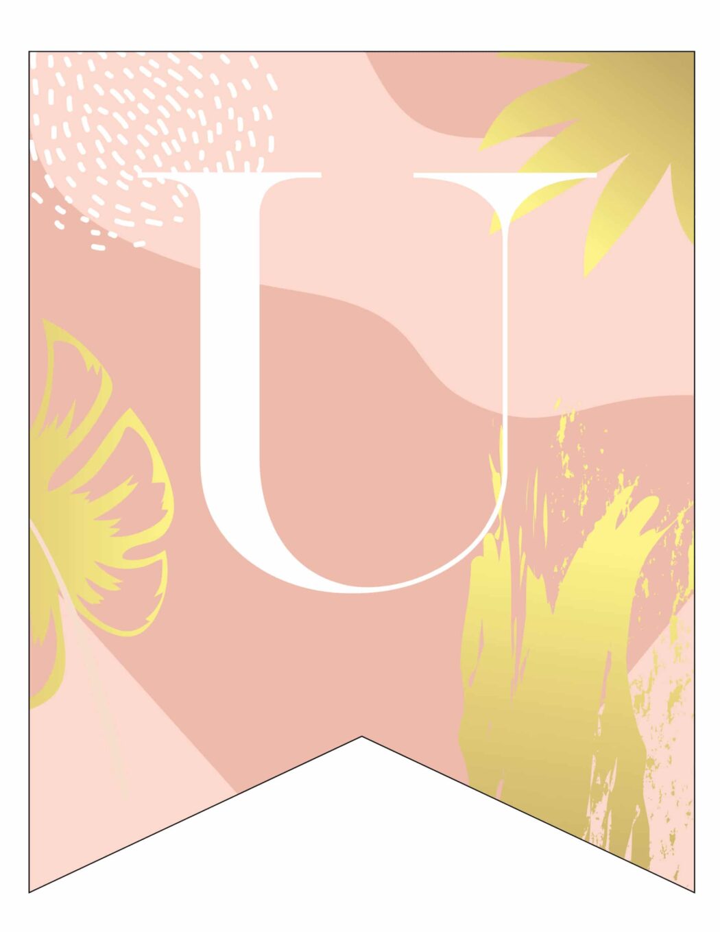 Free Printable Abstract Banner - World of Printables