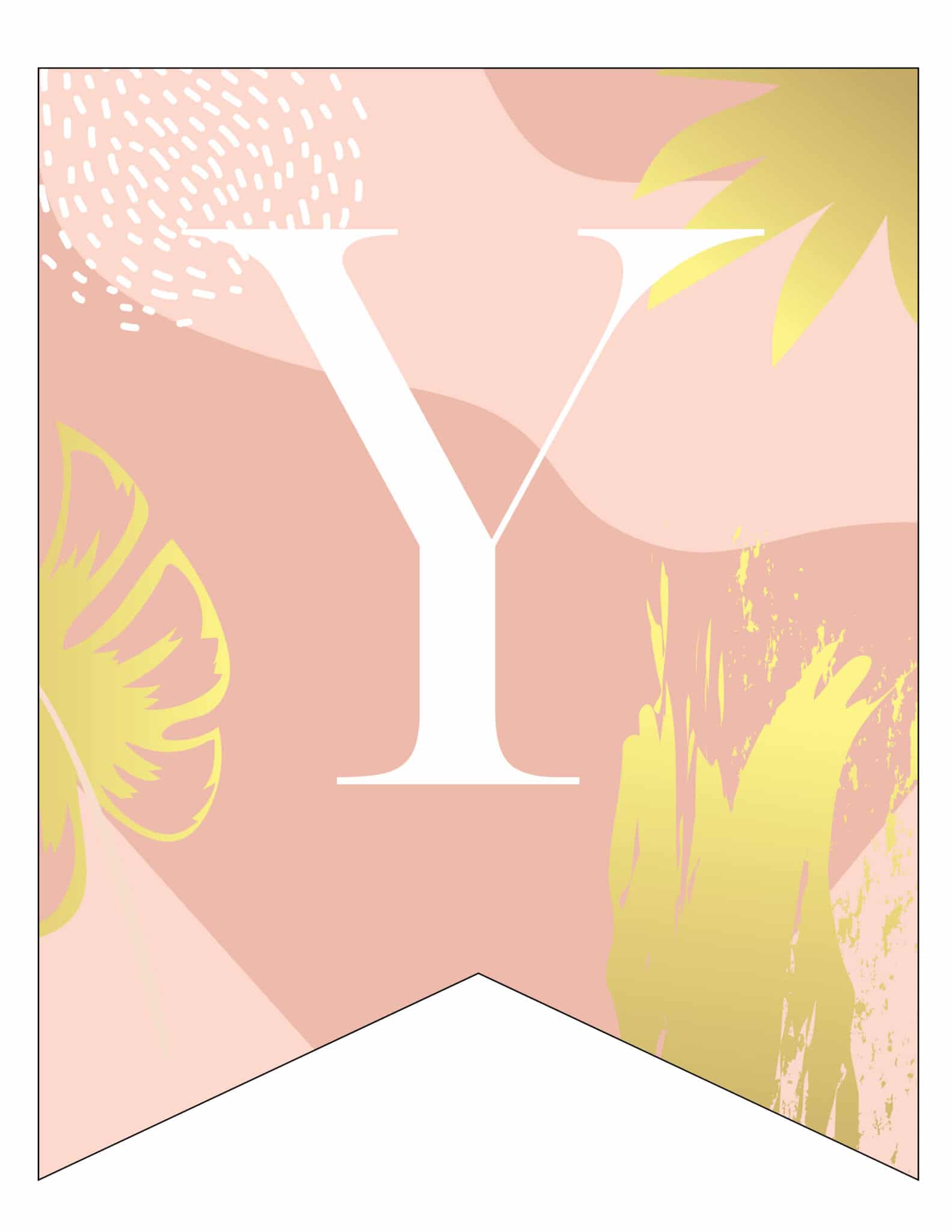 Free Printable Abstract Banner - World of Printables