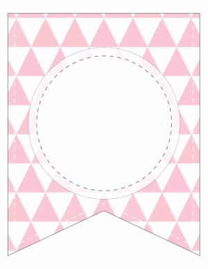 Free Printable Blank Pattern Banner Letters - World of Printables