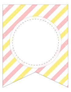 Free Printable Blank Pattern Banner Letters - World of Printables