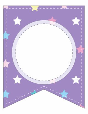 Free Printable Blank Pattern Banner Letters - World of Printables