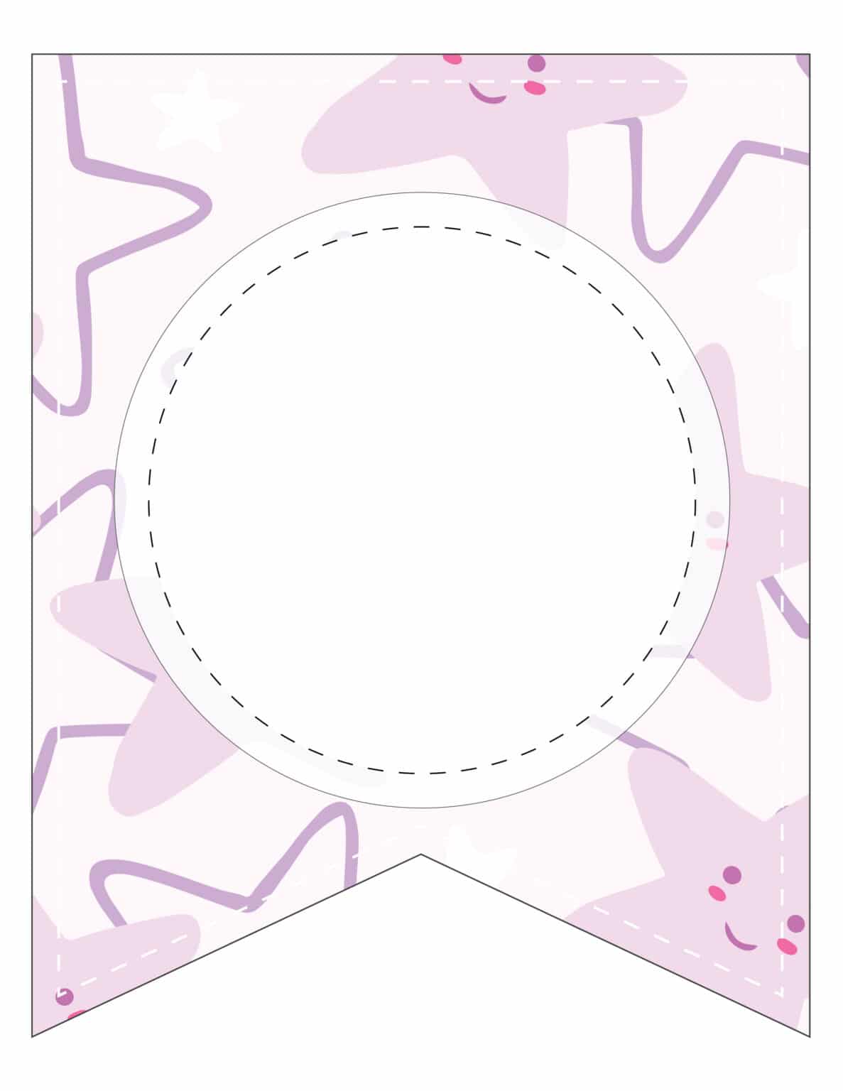 Free Printable Blank Pattern Banner Letters - World of Printables