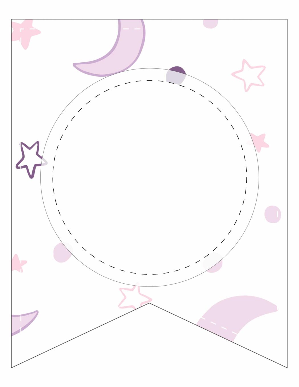 Free Printable Blank Pattern Banner Letters - World of Printables