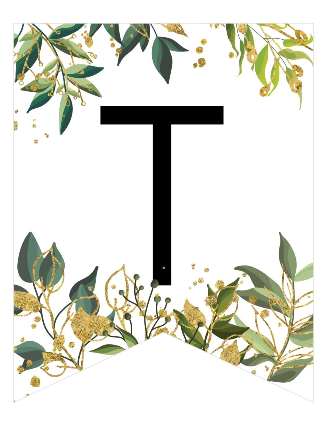 Free Printable Botanical Banner - World of Printables