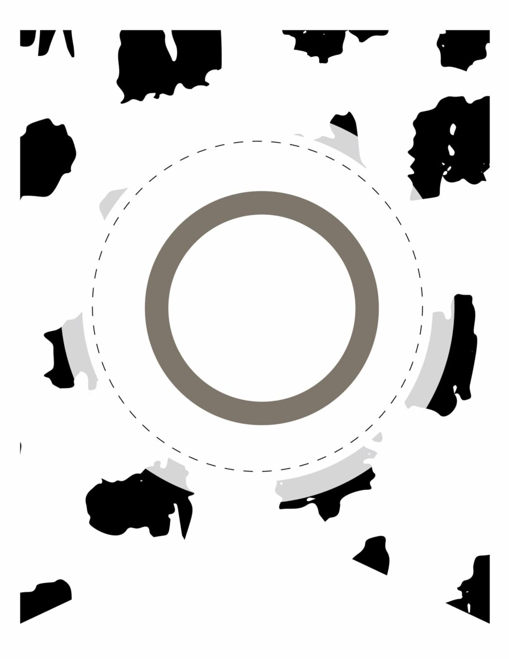 Free Printable Brush Stroke Pattern Banner Letters - World of Printables