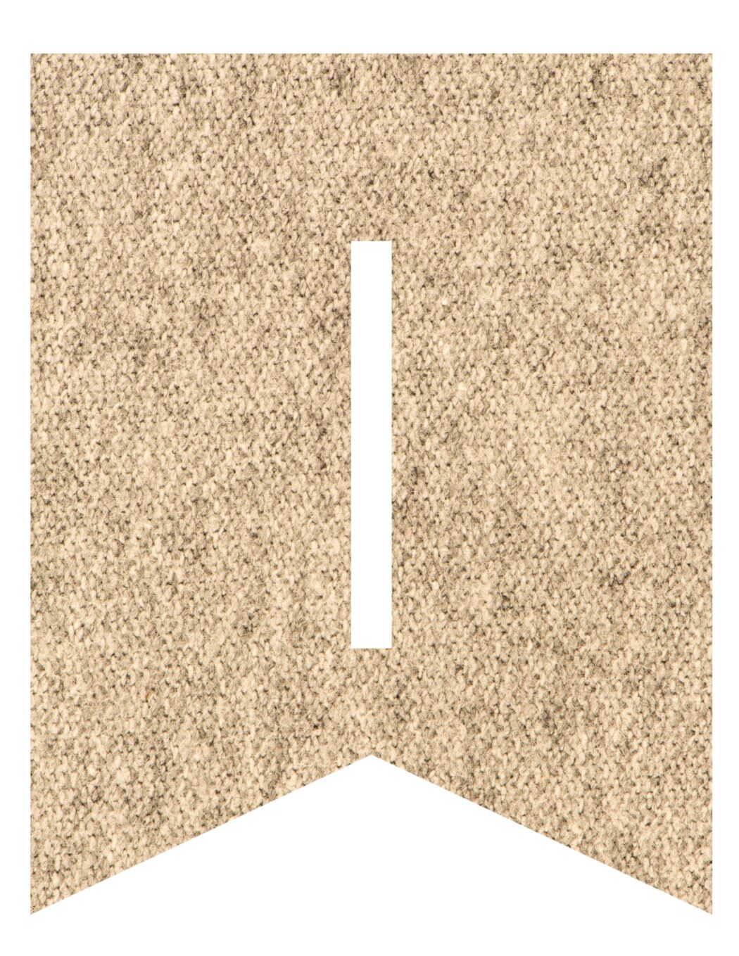 Free Printable Burlap Banner Letters - World of Printables