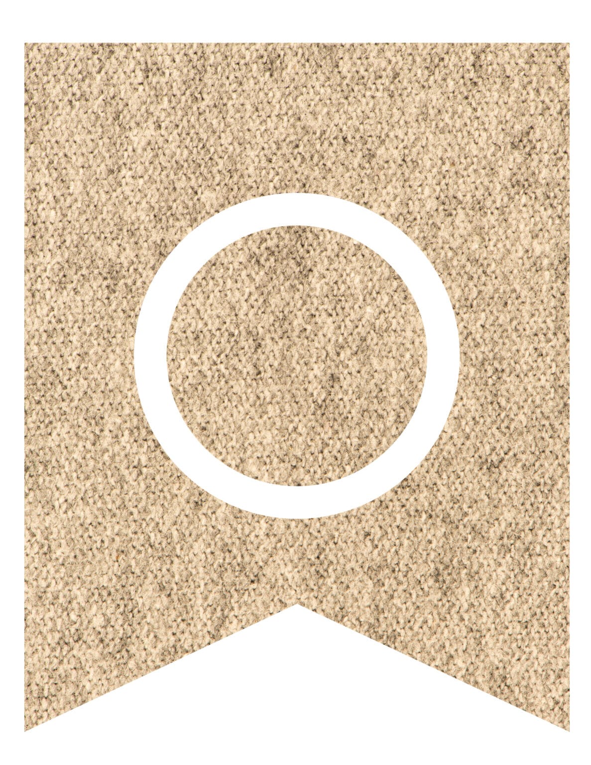 Free Printable Burlap Banner Letters - World of Printables