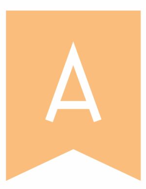 Free Printable Colorful Banner Letters - World of Printables