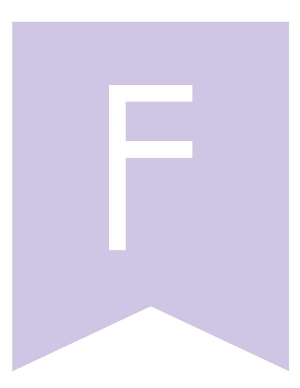 Free Printable Colorful Banner Letters - World of Printables