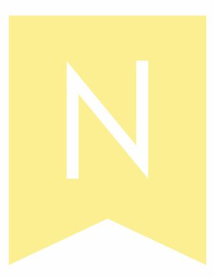 Free Printable Colorful Banner Letters - World of Printables