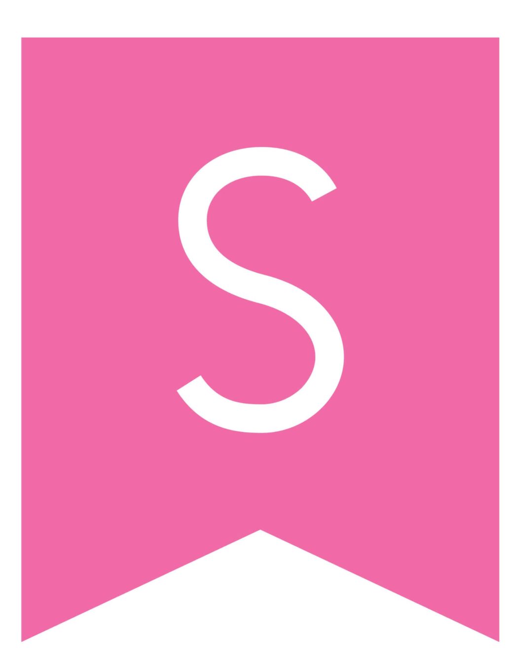 Free Printable Colorful Banner Letters - World of Printables