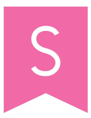 Free Printable Colorful Banner Letters - World of Printables