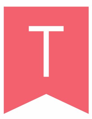 Free Printable Colorful Banner Letters - World of Printables