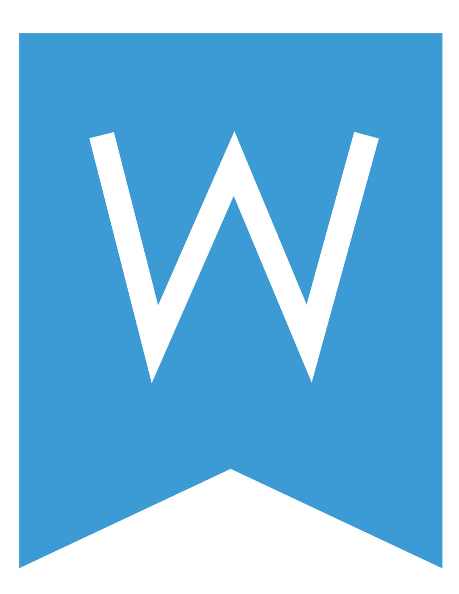 Free Printable Colorful Banner Letters - World of Printables