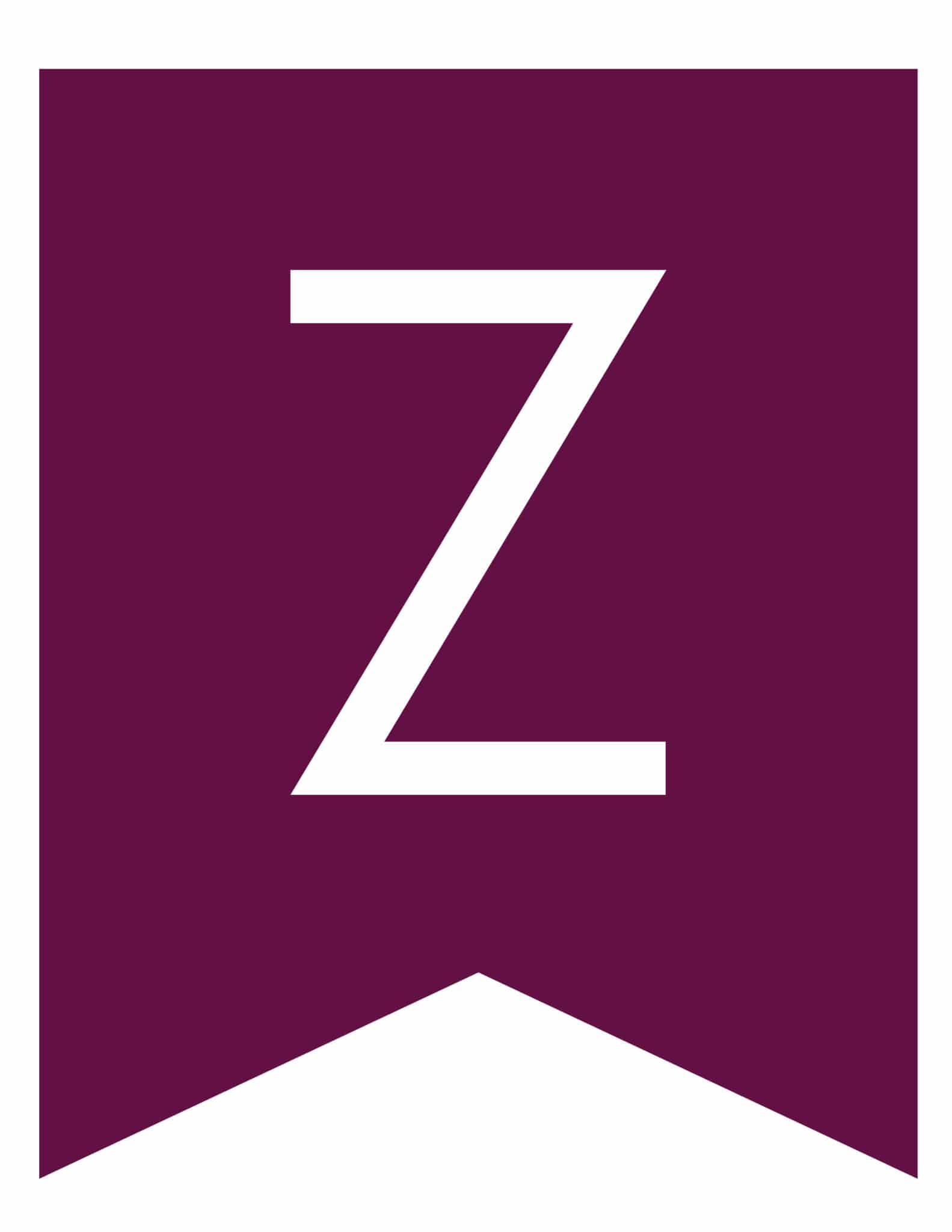 Free Printable Colorful Banner Letters - World of Printables