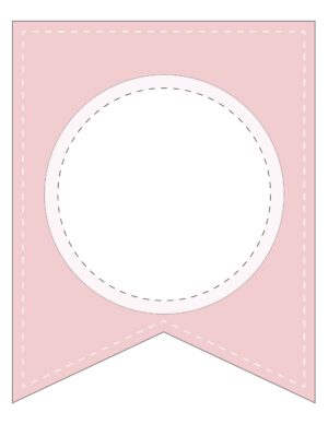 Free Printable Colorful Blank Banner Letters - World of Printables