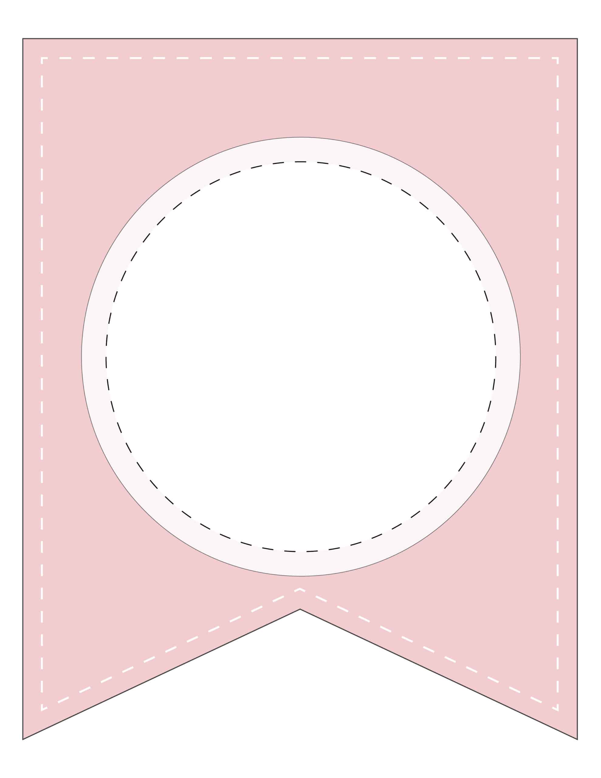 Free Printable Colorful Blank Banner Letters - World of Printables