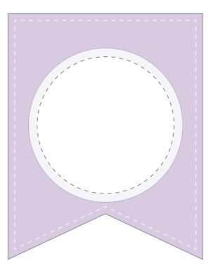 Free Printable Colorful Blank Banner Letters - World of Printables