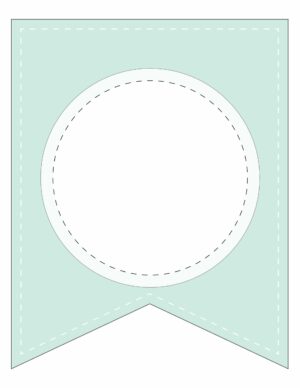 Free Printable Colorful Blank Banner Letters - World of Printables