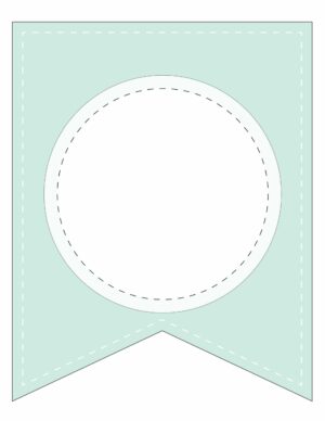 Free Printable Colorful Blank Banner Letters - World of Printables