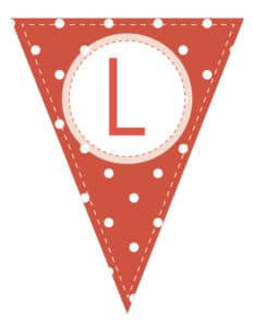 Free Printable Colorful Polka Dot Banner Letters - World of Printables