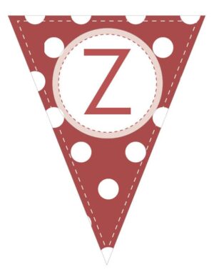 Free Printable Colorful Polka Dot Banner Letters - World of Printables