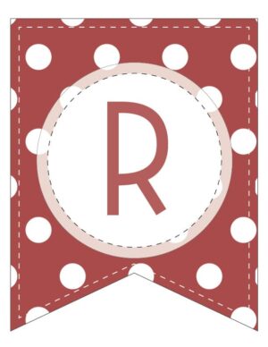 Free Printable Colorful Polka Dot Happy Birthday Banner Letters - World ...