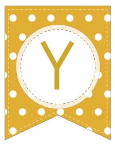 Free Printable Colorful Polka Dot Happy Birthday Banner Letters - World ...