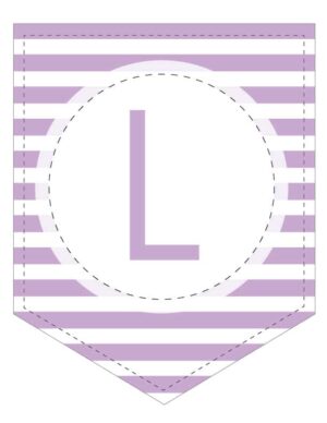 Free Printable Colorful Striped Banner - World of Printables