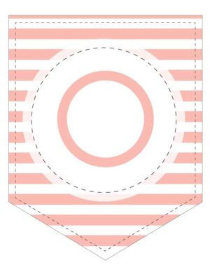 Free Printable Colorful Striped Banner - World of Printables