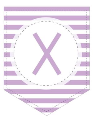 Free Printable Colorful Striped Banner - World of Printables