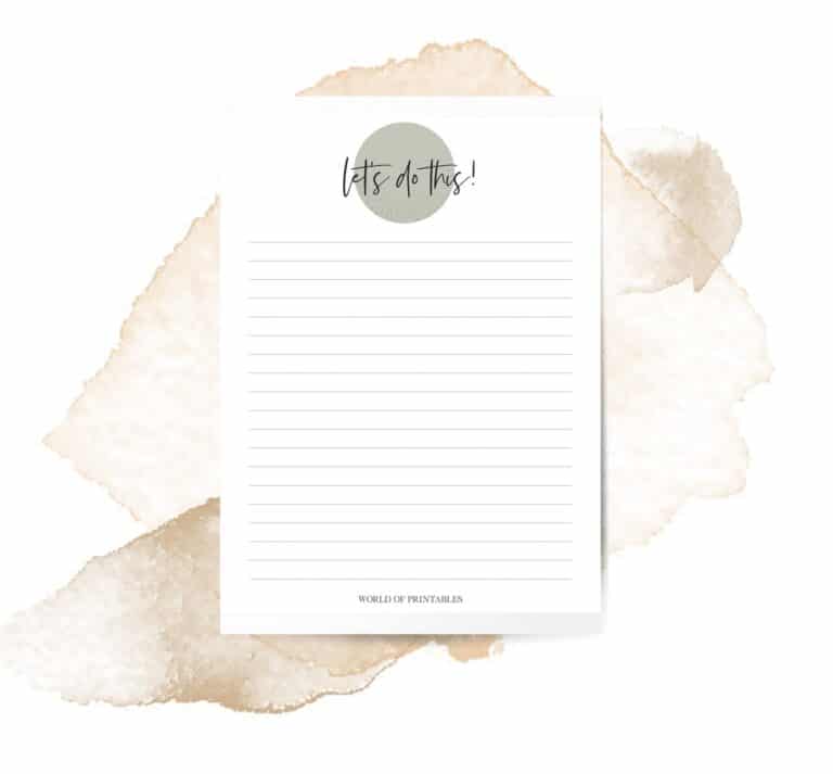 Get Organized With These 17 Stunning To Do List Printable Templates