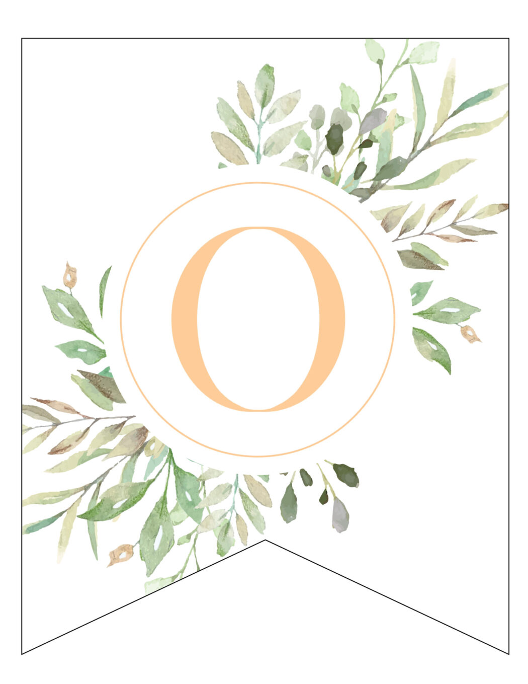 Free Printable Floral Banner - World of Printables