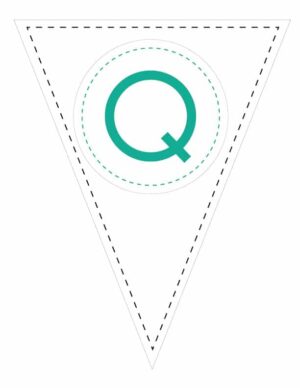 Free Printable Simple Colorful Banner Letters - World of Printables