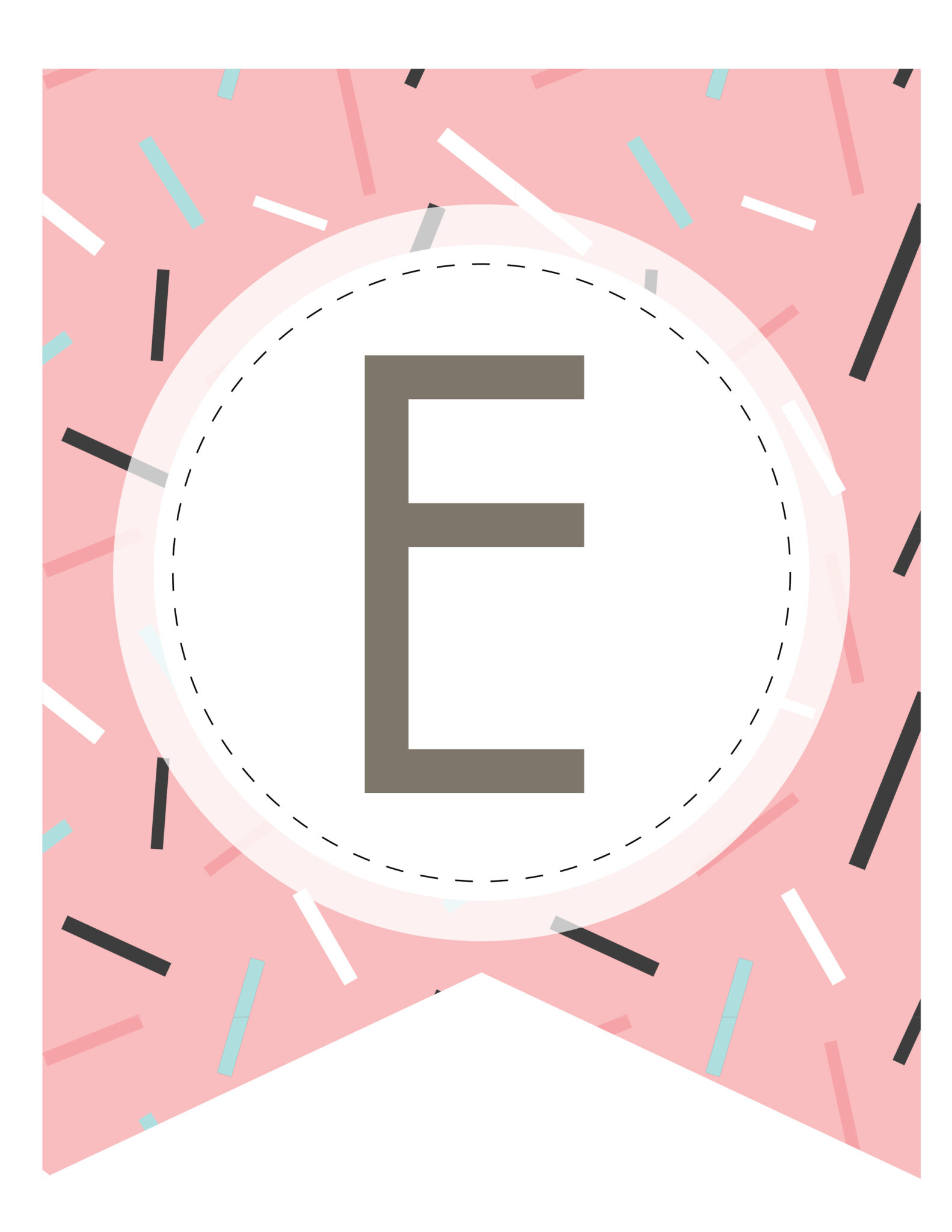 Free Printable Fun Abstract Banner Letters - World of Printables