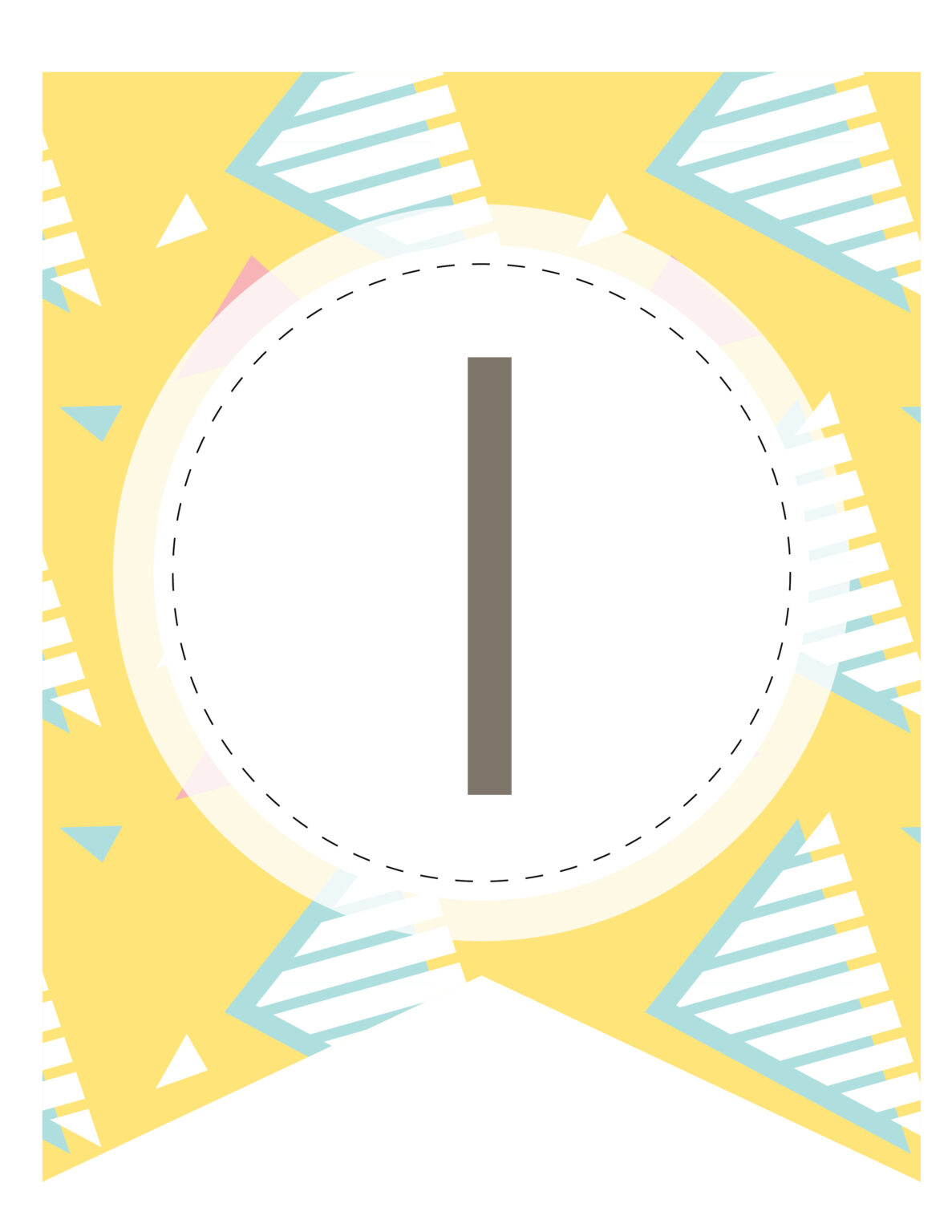 Free Printable Fun Abstract Banner Letters - World of Printables