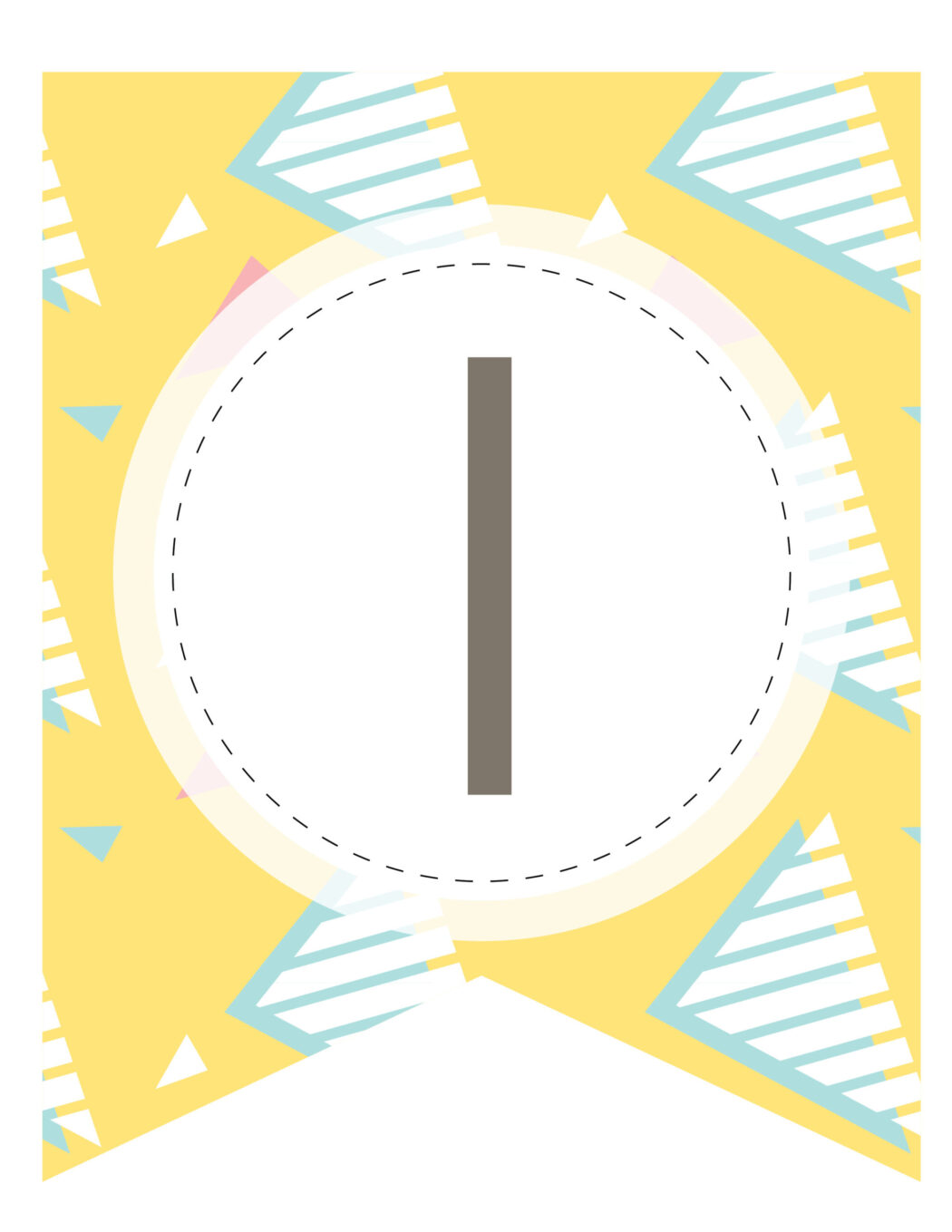 Free Printable Fun Abstract Banner Letters - World of Printables