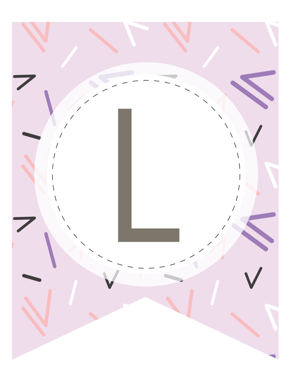 Free Printable Fun Abstract Banner Letters - World of Printables