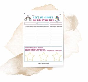 Chores For Kids + Best Free Printable Chore Charts - World of Printables