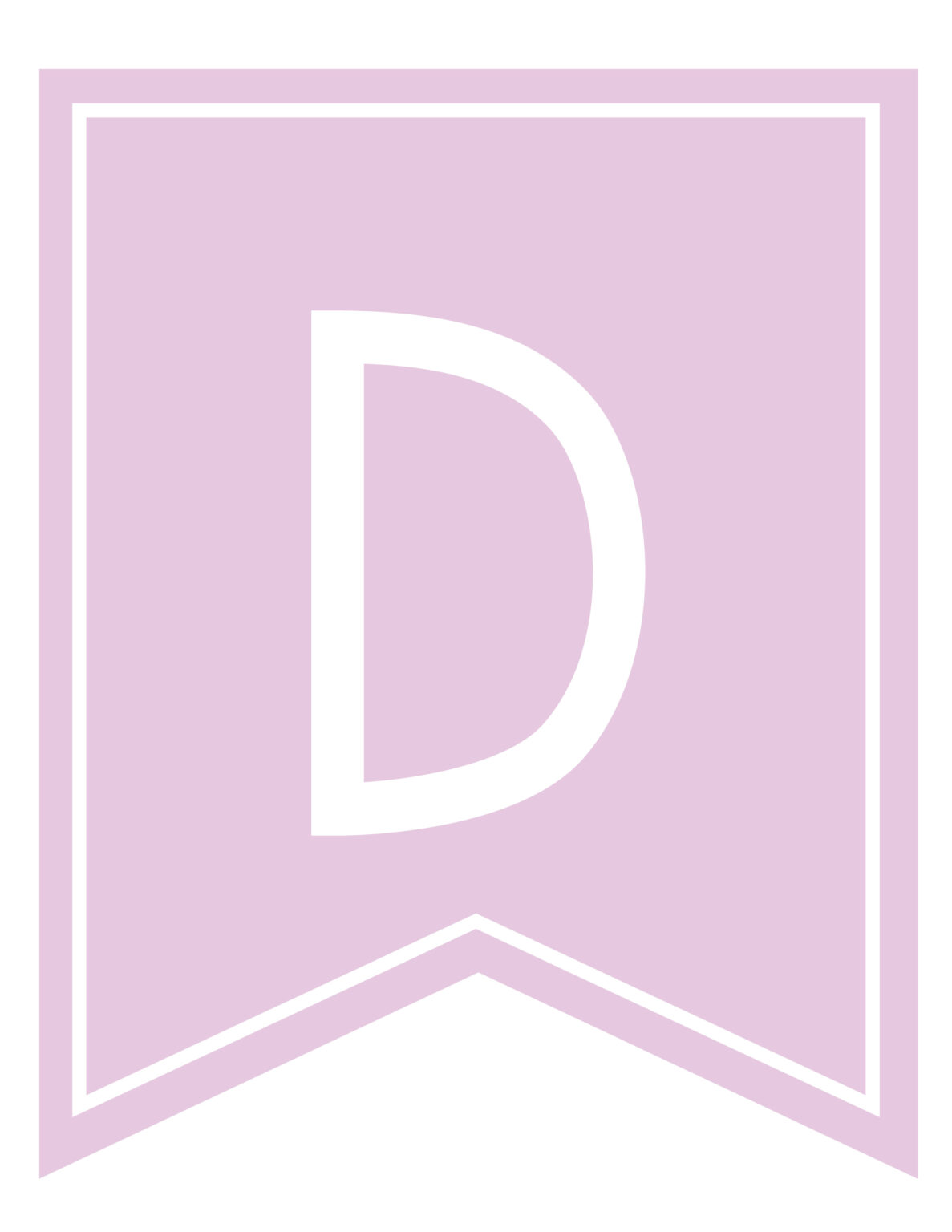 Free Printable Girls Pink Banner Letters - World of Printables