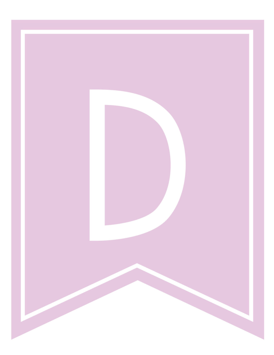 Free Printable Girls Pink Banner Letters - World of Printables