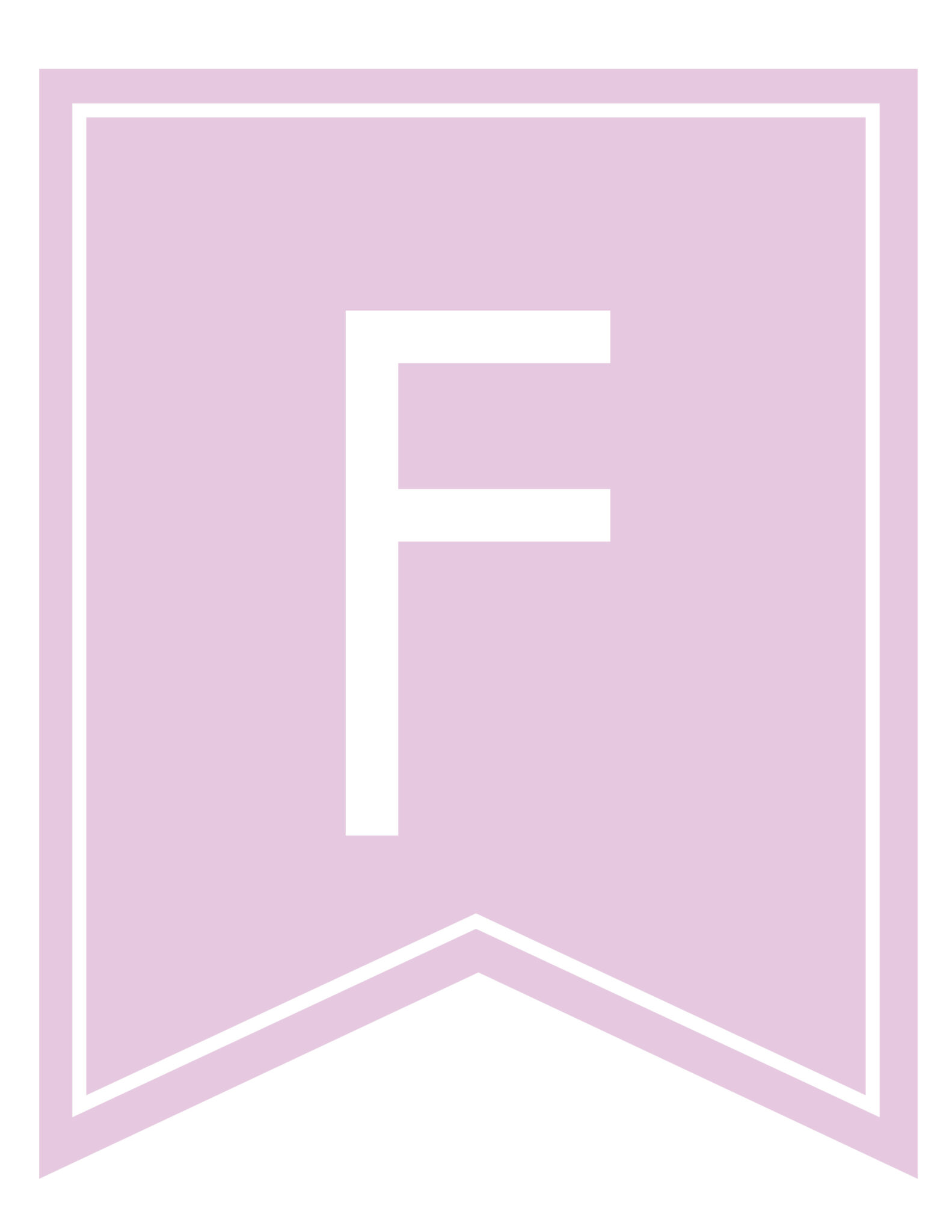 Free Printable Girls Pink Banner Letters - World of Printables