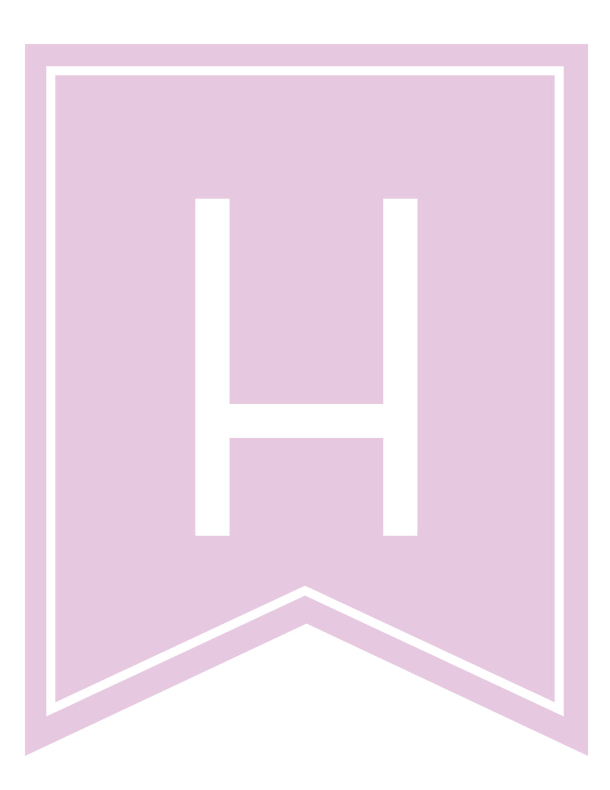 Free Printable Girls Pink Banner Letters - World of Printables