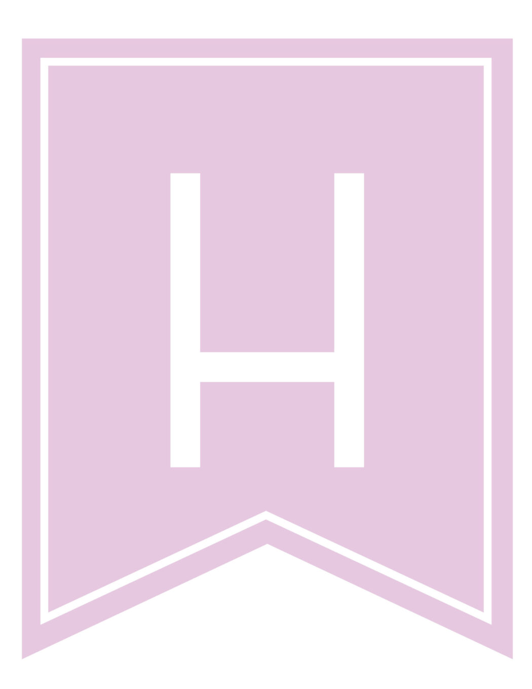 Free Printable Girls Pink Banner Letters - World of Printables