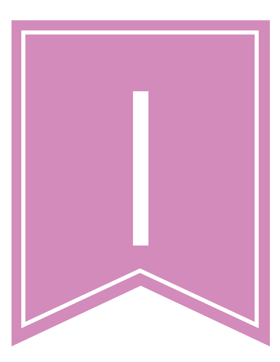 Free Printable Girls Pink Banner Letters - World of Printables