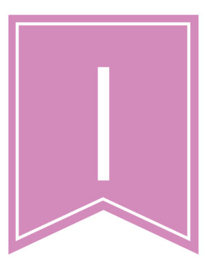 Free Printable Girls Pink Banner Letters - World of Printables