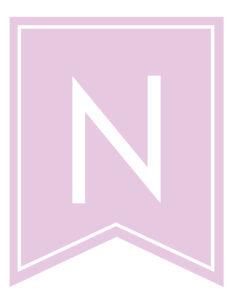 Free Printable Girls Pink Banner Letters - World of Printables